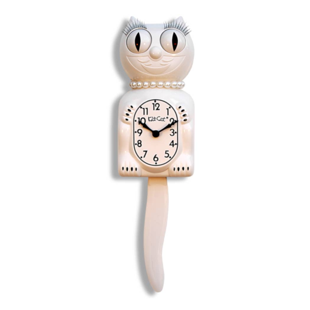 White Lady Kit Cat Klock – A Boy Named Aaron