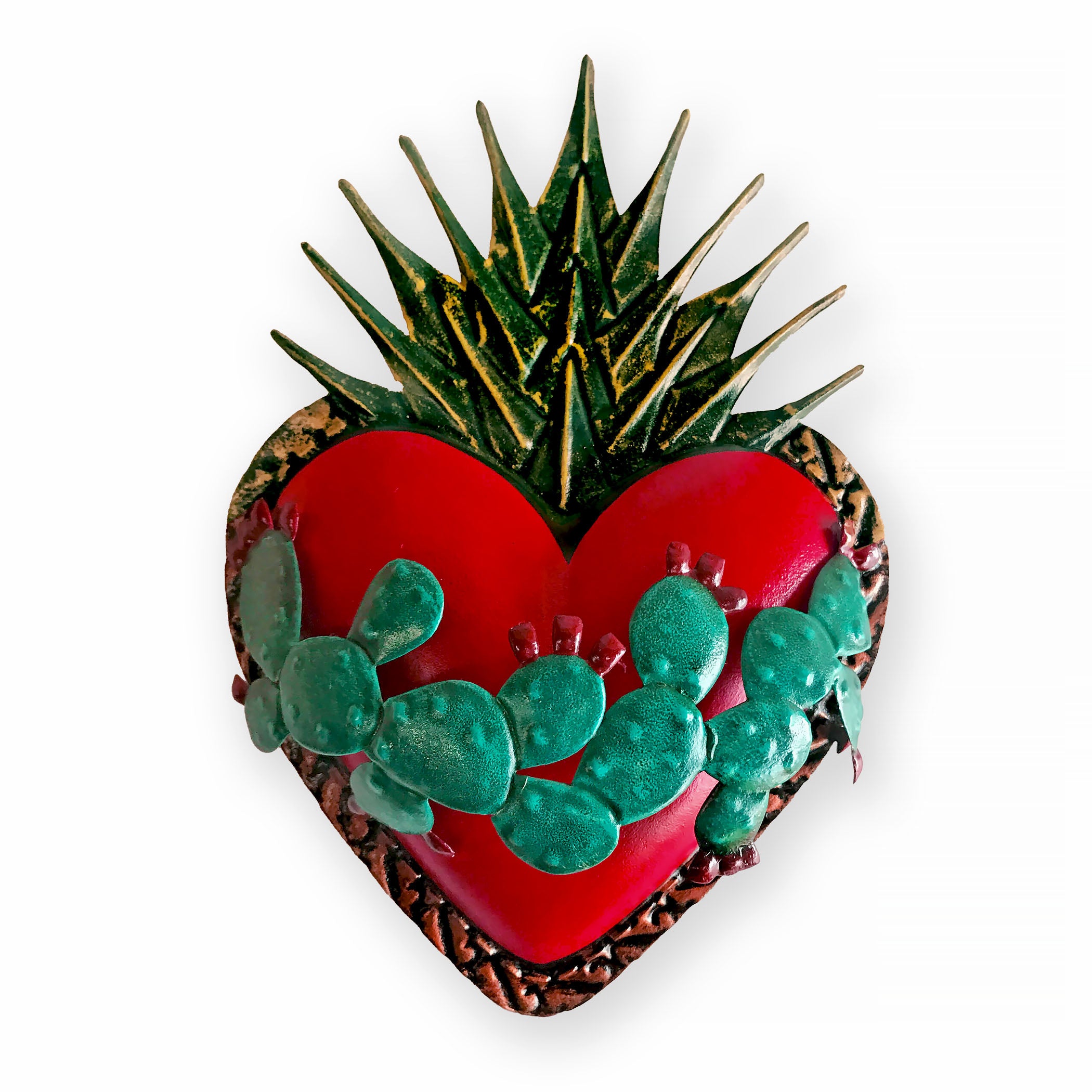 Nopal Sacred Wall Heart – A Boy Named Aaron