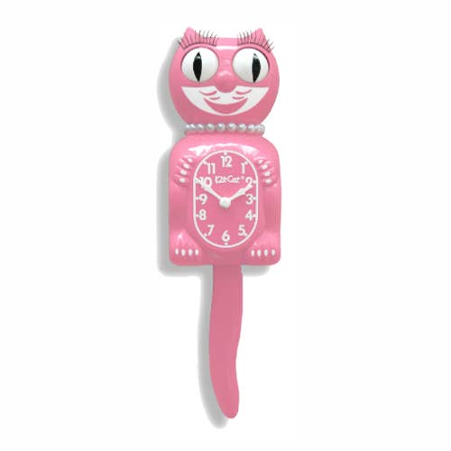 Pink Satin Lady Kit-Cat Klock – A Boy Named Aaron