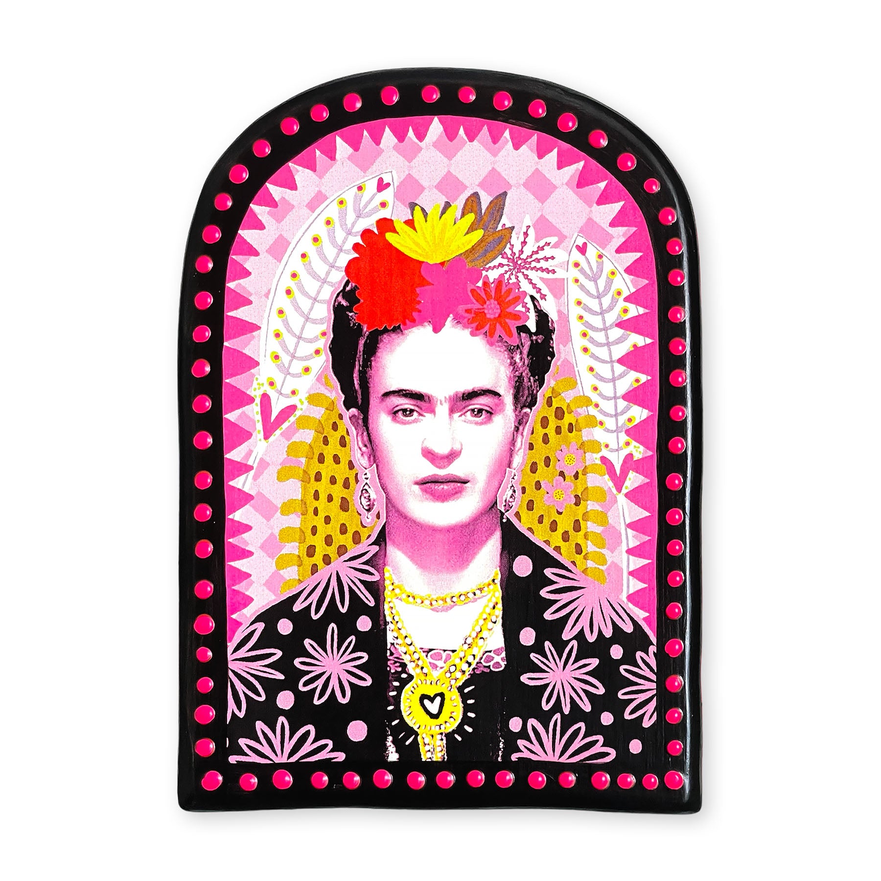 Frida Pink Pop Arch Tile – A Boy Named Aaron