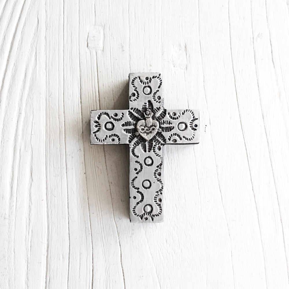 Pitta Mini Silver Cross – A Boy Named Aaron